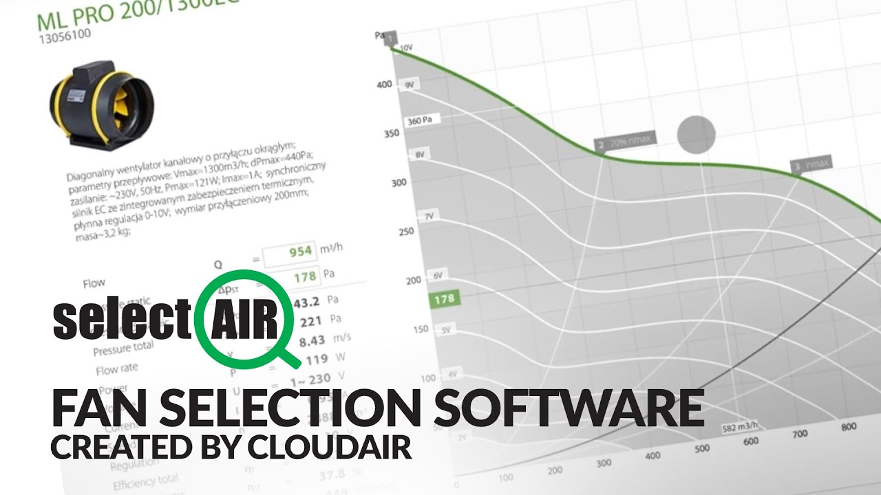 SelectAir - Fan selection software created by CloudAir - YouTube