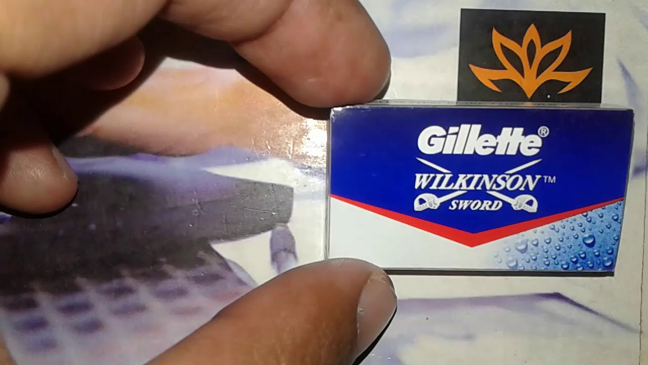 Review :- Gillette Wilkinson Sword Stainless steel blade - YouTube