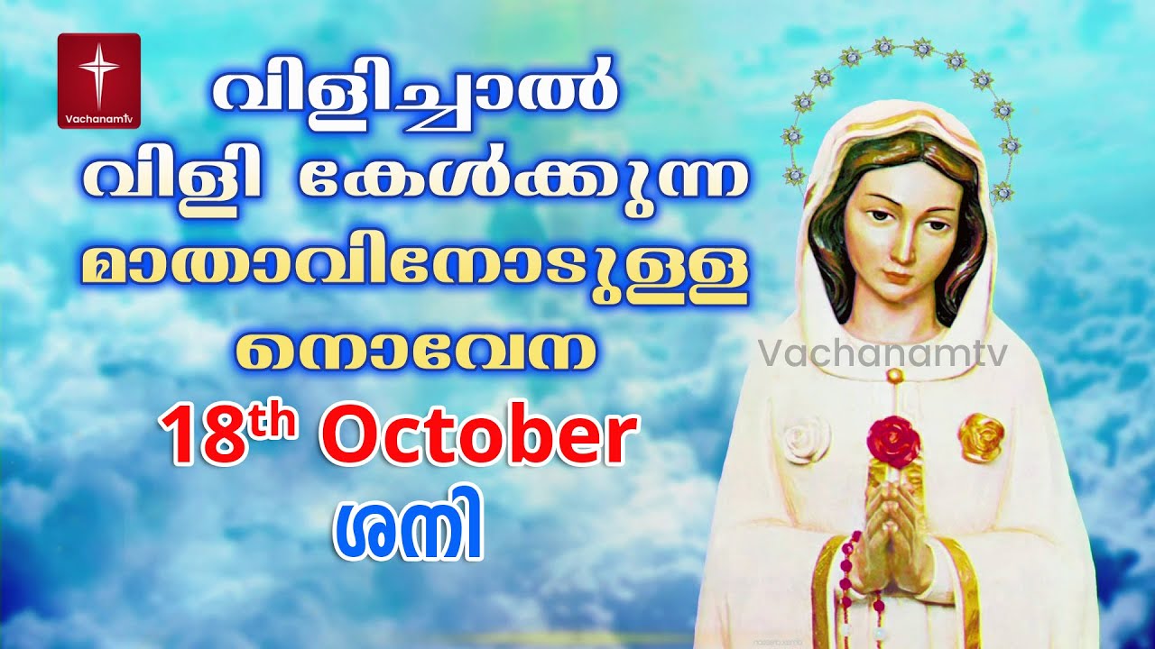വിളിച്ചാൽ വിളി കേൾക്കുന്ന മാതാവിന്റെ നൊവേന Novena to Our Lady of ...