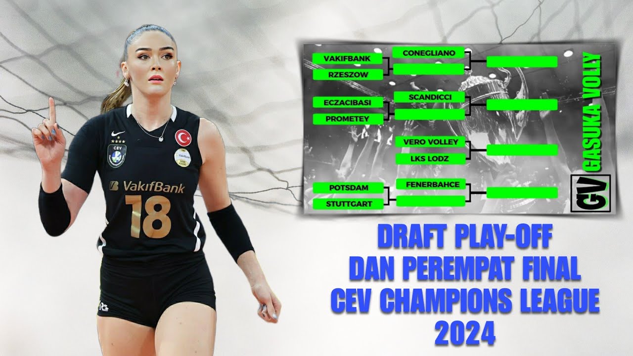 DRAFT PLAY-OFF DAN PEREMPAT FINAL CEV CHAMPIONS LEAGUE 2024 ‼️ - YouTube