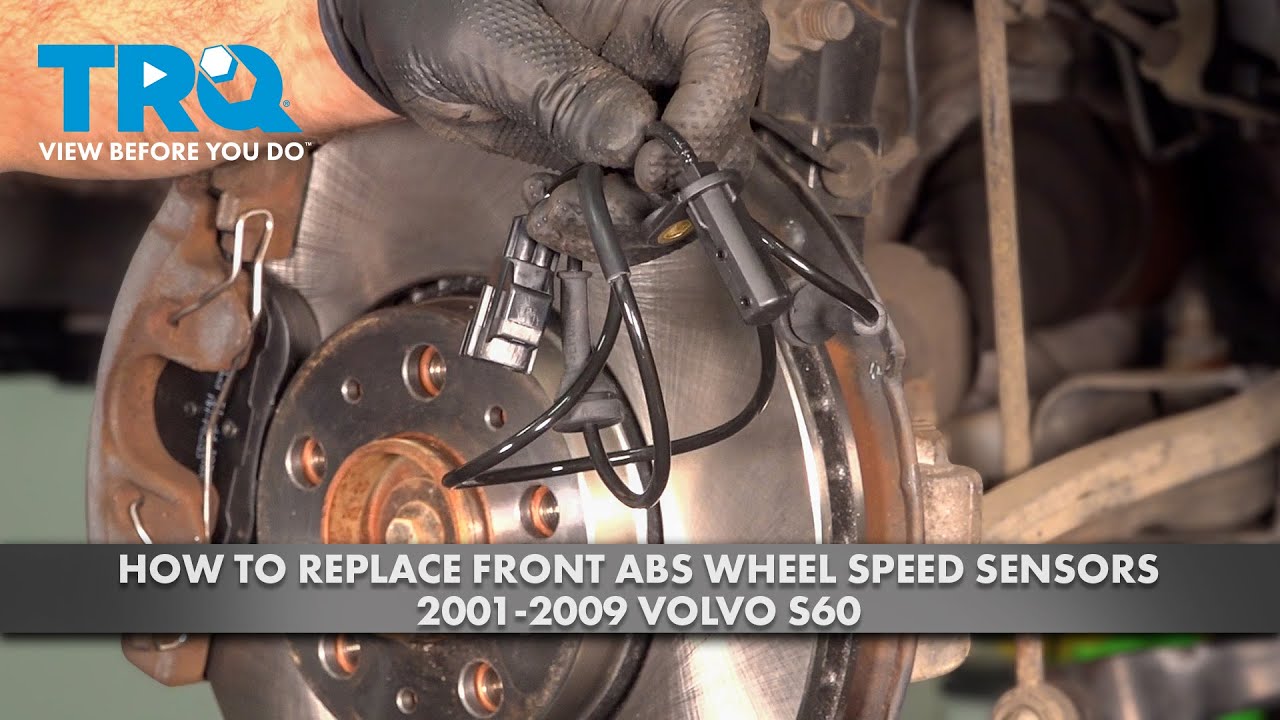 How to Replace Front ABS Wheel Speed Sensors 2001-2009 Volvo S60 - YouTube