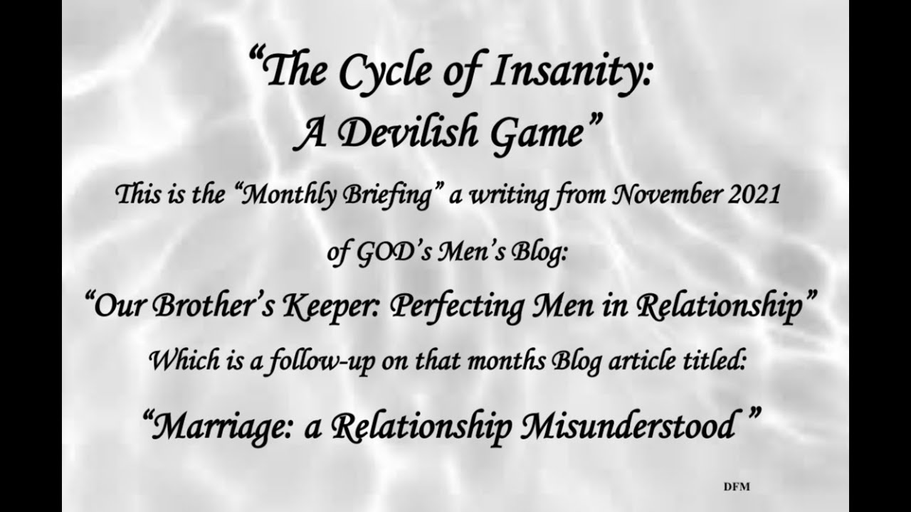 "The Cycle of Insanity: a Devilish Game" - YouTube