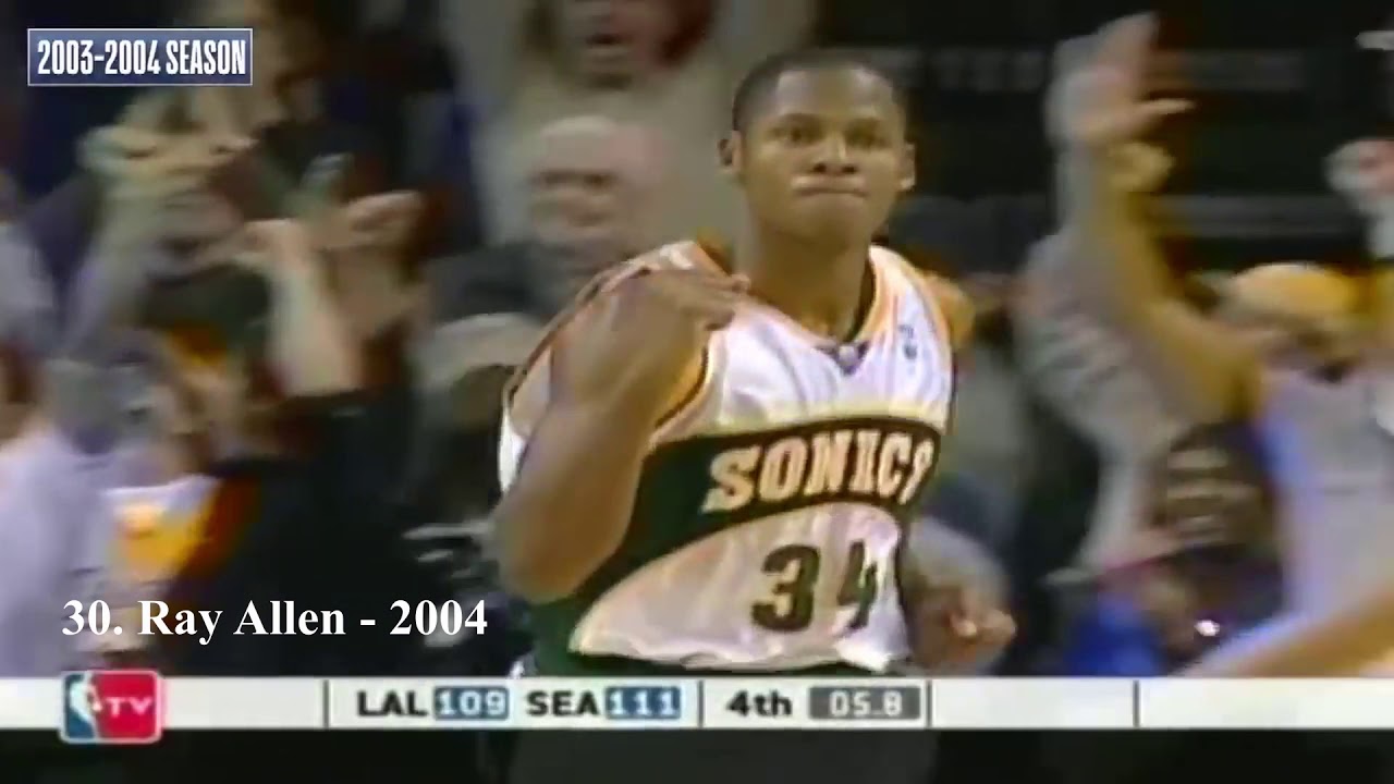 Seattle Supersonics Top 50 Plays of the 2000s - YouTube