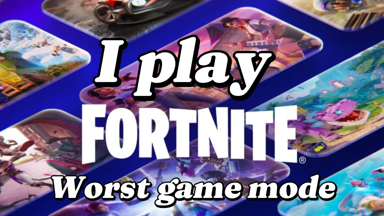 I play fortnite worst game mode - YouTube