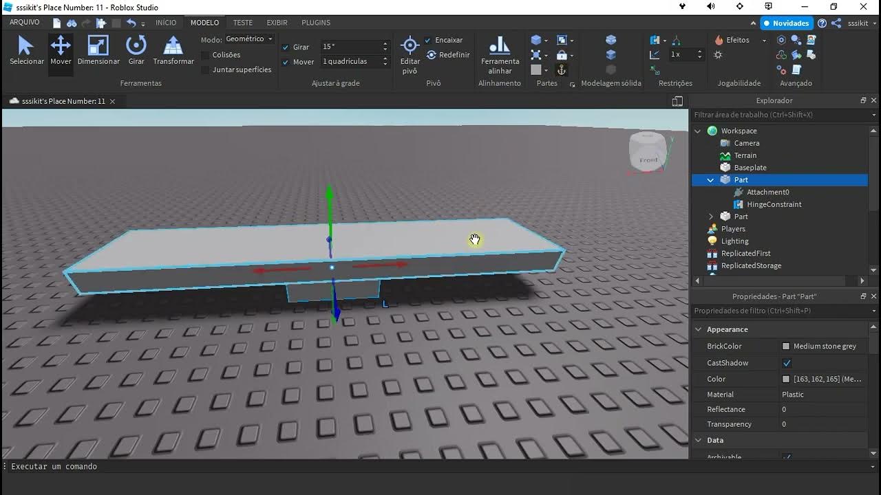 How to make a rotating platform - Tutorial - Roblox studio - YouTube