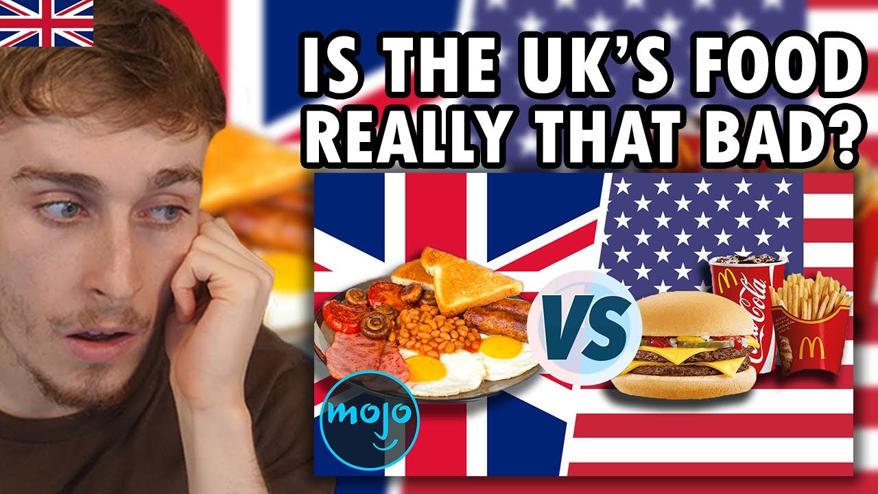 Brit Reacting to UK vs US Food: Which Is Better? - YouTube