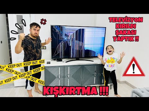BABAMIZA ÇOK KÖTÜ KIŞKIRTMA !! DEV TV KIRILDI ŞAKASI YAPTIK !! ÇILGINA DÖNDÜ !!