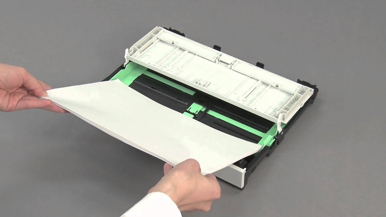 Load A4 Letter paper [Brother Global Support] - YouTube