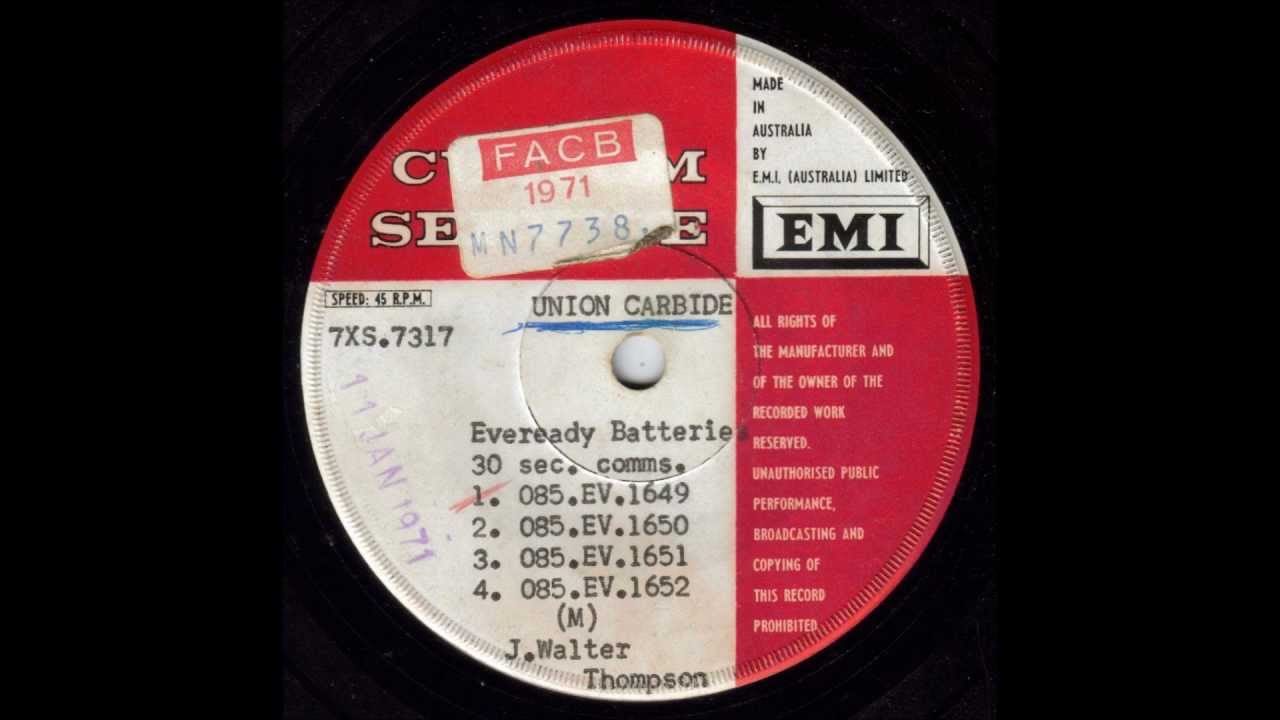 Eveready Batteries - 4 x Australian Radio Commercials (1971) - YouTube