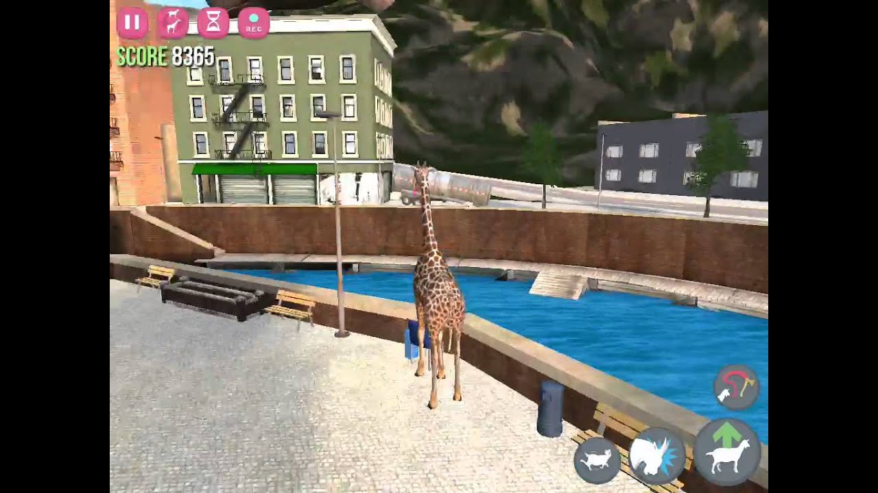[Goat Simulator] Goat meet whale goat simulator 1 - YouTube