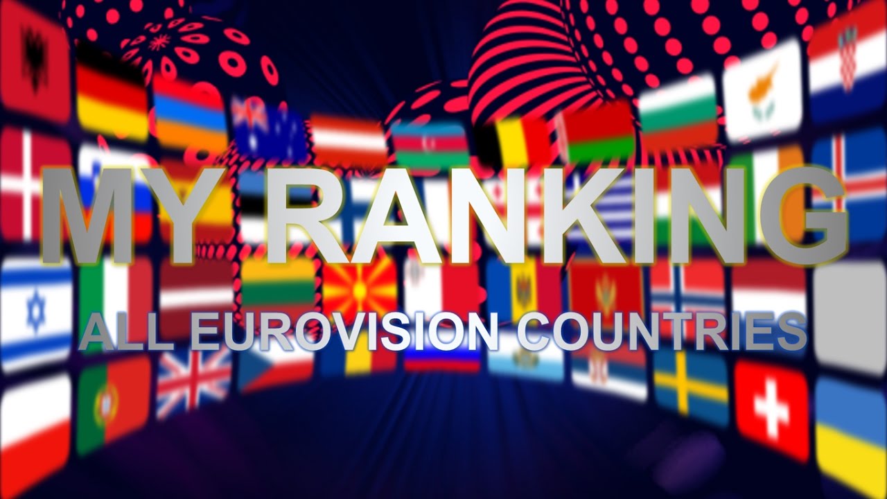 Eurovision - My Ranking All Eurovision Countries - YouTube