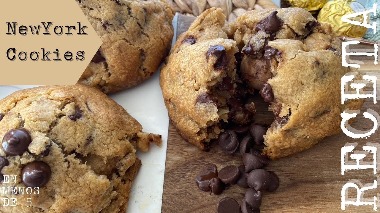Maxi Galletas Rellenas Al Estilo New York Nyc Cookie Recipe Youtube