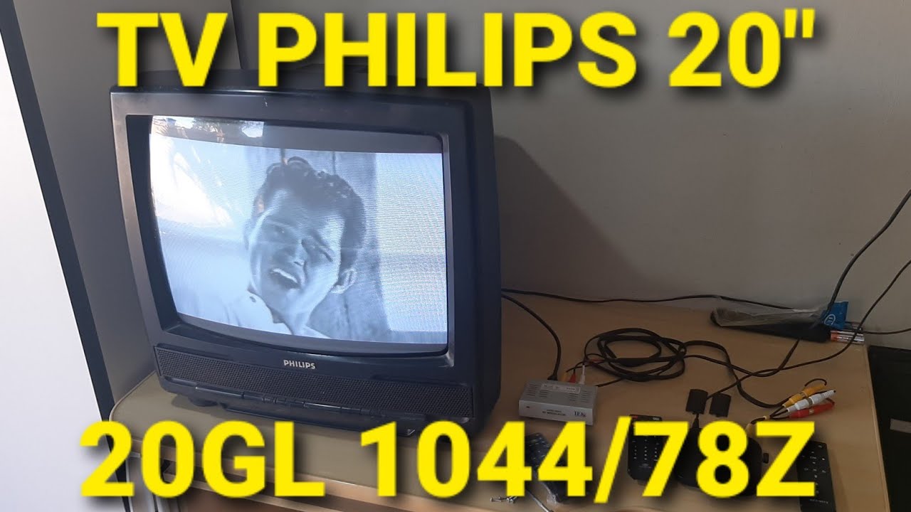 TV PHILIPS 20" MODELO 20GL 1044/78Z TUBO A CORES RELEMBRANDO - YouTube
