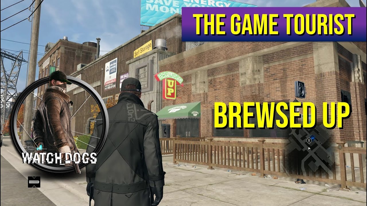 The Game Tourist: Watch Dogs - Brewsed Up (bar - Brandon Docks) - YouTube