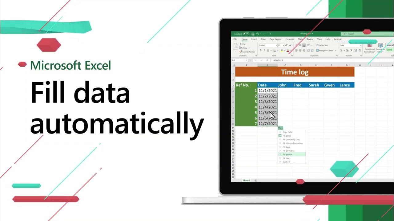 Fill Data Automatically In Worksheet Cells Excel Short Clip Tutorial Shorts Youtube