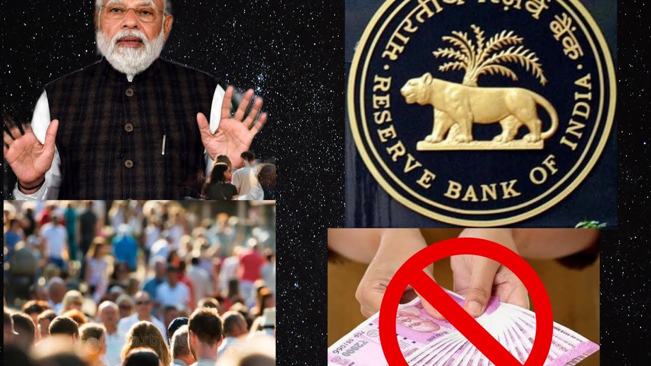 Demonetization of 2000 note || note bandi || RBI || india|| first video ...