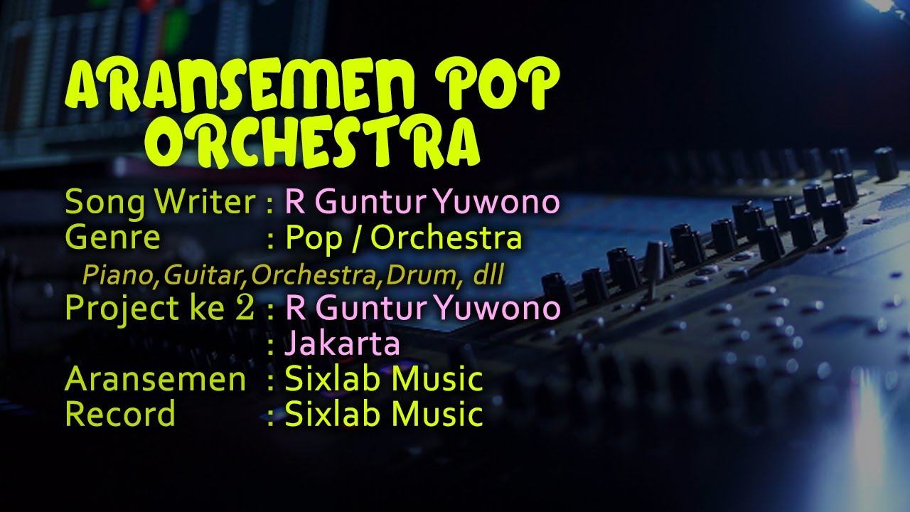 119 Contoh potongan Aransemen Pop Orkestra Orchestra Jasa Aransement ...
