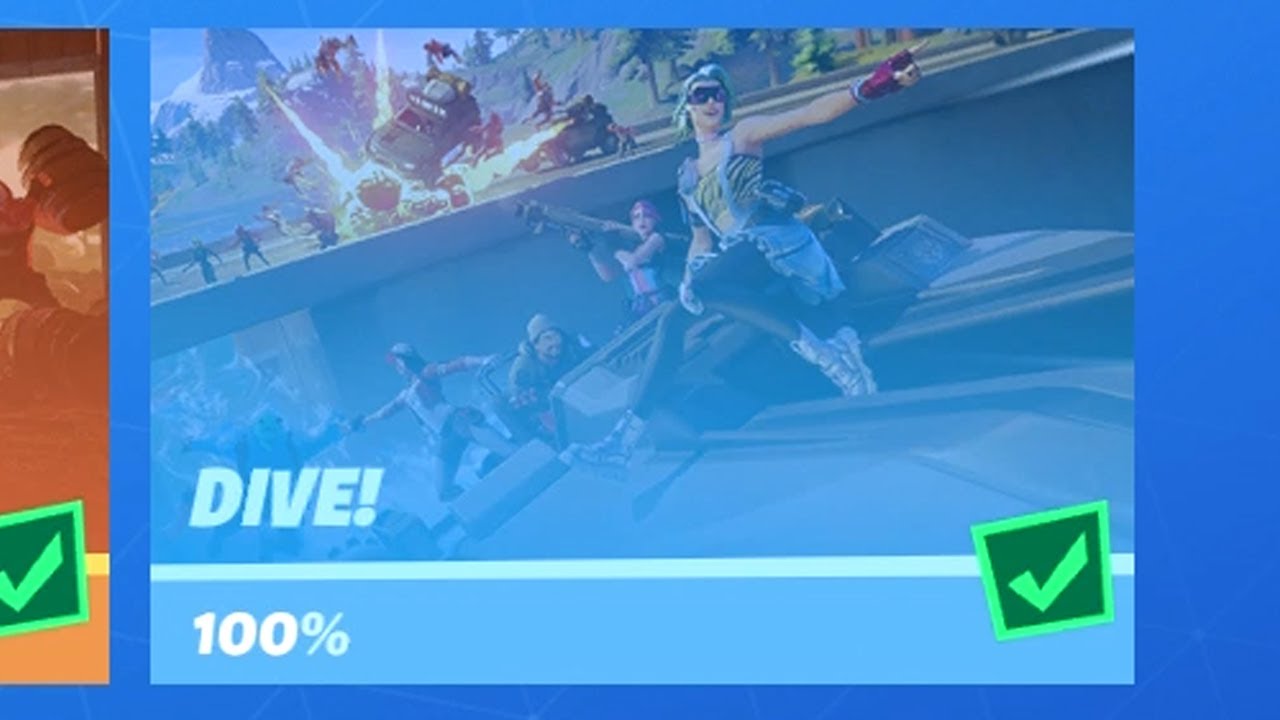 Fortnite All 'Dive!' Challenges Guide & Alter E.G.O. - Chapter 2 Season ...