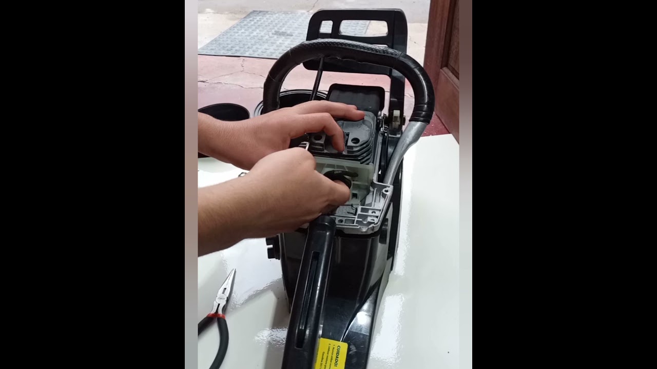 montagem da motosserra Intech Machine parte 2, (continuacão) - YouTube