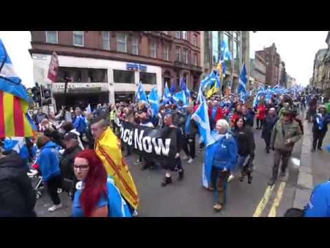 Independence March Glasgow - 5th May 2018 - YouTube