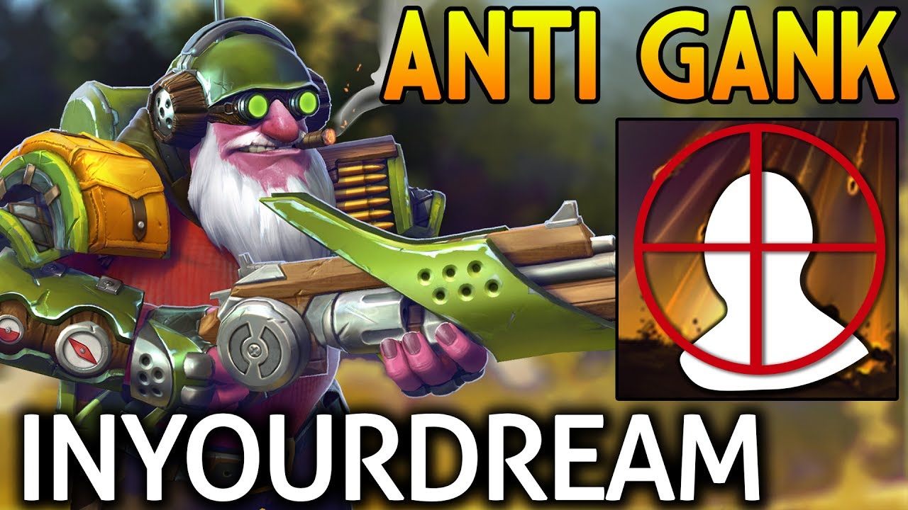 Inyourdream Dota 2 [Sniper] Anti-Gank with Shrapnel - YouTube