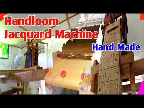 Handloom Jacquard Machine 120 HOOKS - YouTube