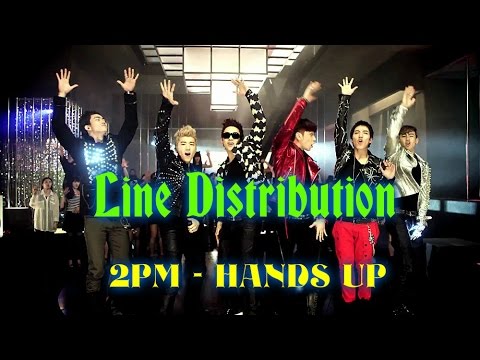 2PM - HANDS UP Line Distribution (Color Coded) - YouTube