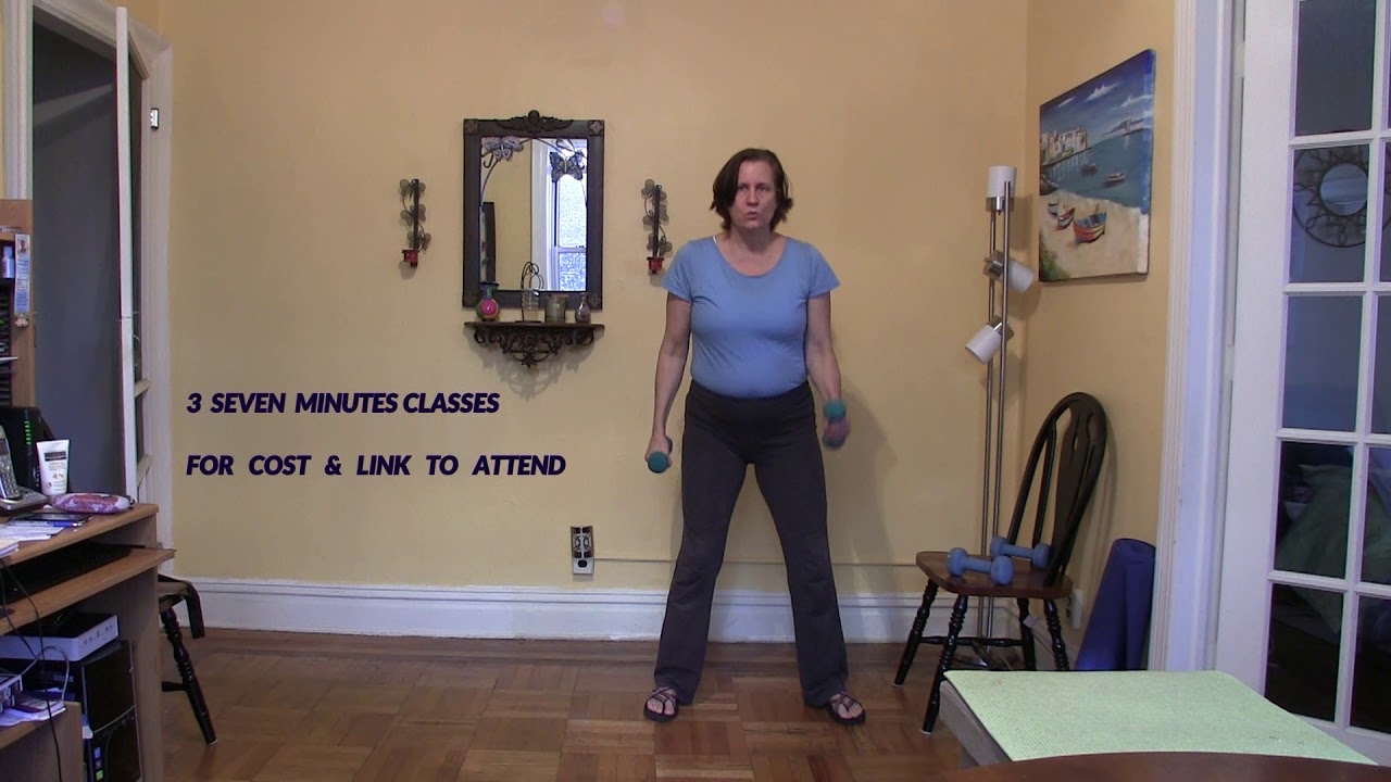 SENIOR FITNESS-ZOOM CLASSES- EASY FITNESS | LIGHT WEIGHTS WORKOUT USING ...