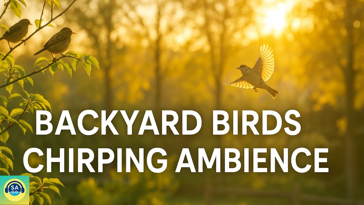 Backyard Birds Chirping Ambience – Peaceful Nature Sounds (7 Minutes ...