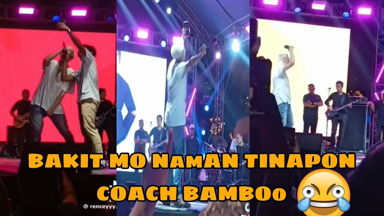 COACH BAMBOO TINAPON ANG CELLPHONE NG ISANG FAN ( BAMBOO ALAMINOS ...