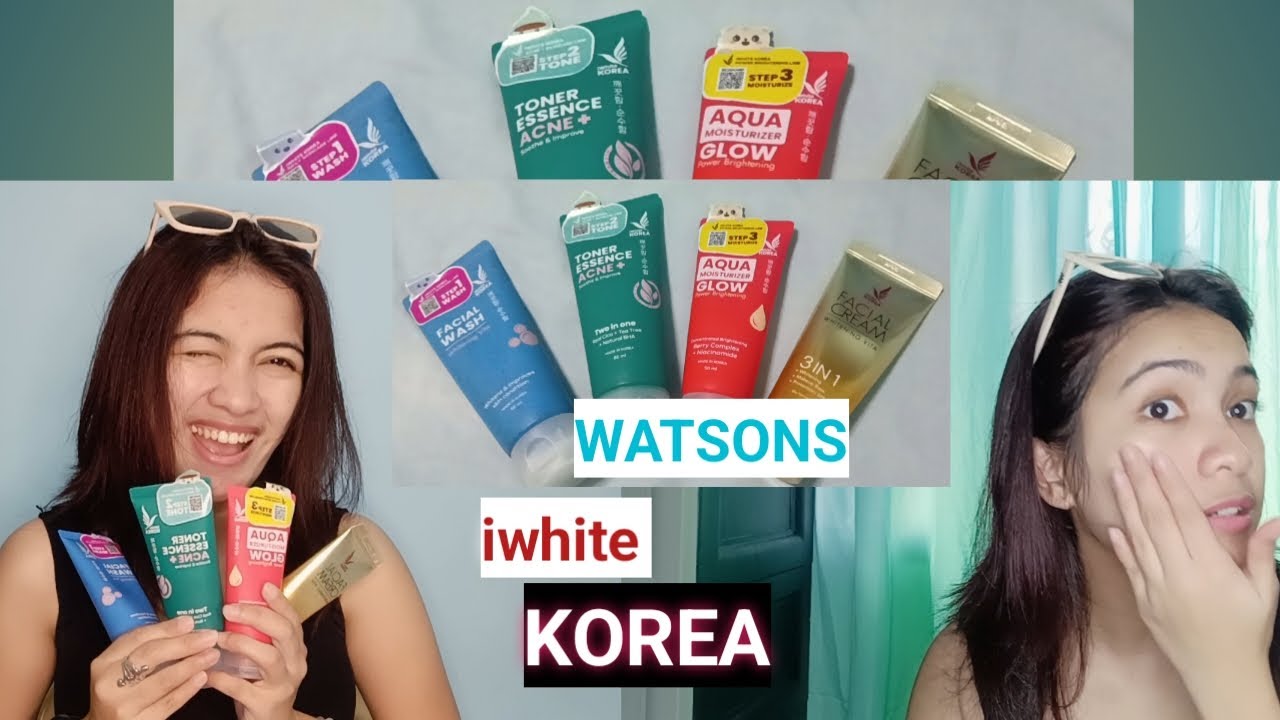 Skin care products / iwhite KOREA / Watsons Philippines - YouTube