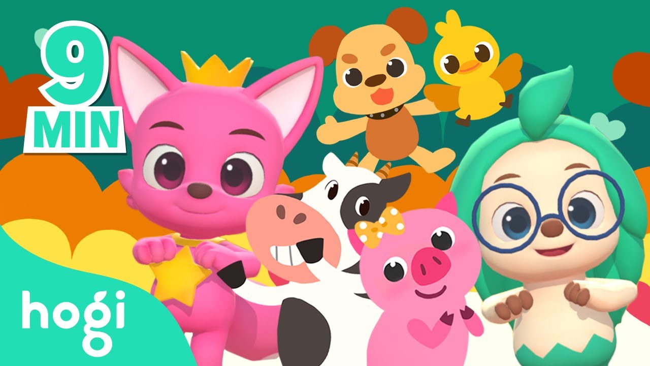 Farm Animals | +Compilation | Pinkfong & Hogi Dance Dance | Nursery ...