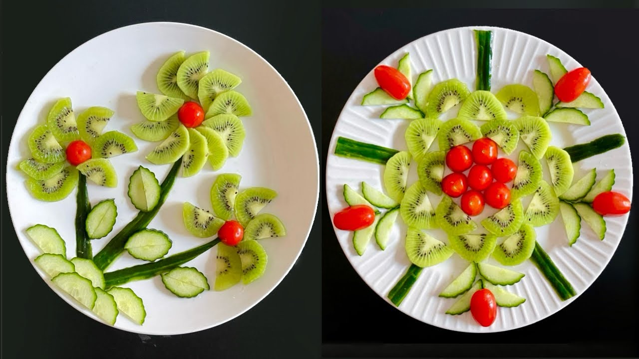 2 Beautiful Fruits Decoration /Gaye Holud’s Fruit Decoration /Easy Fruit Art /Fruit carving ...