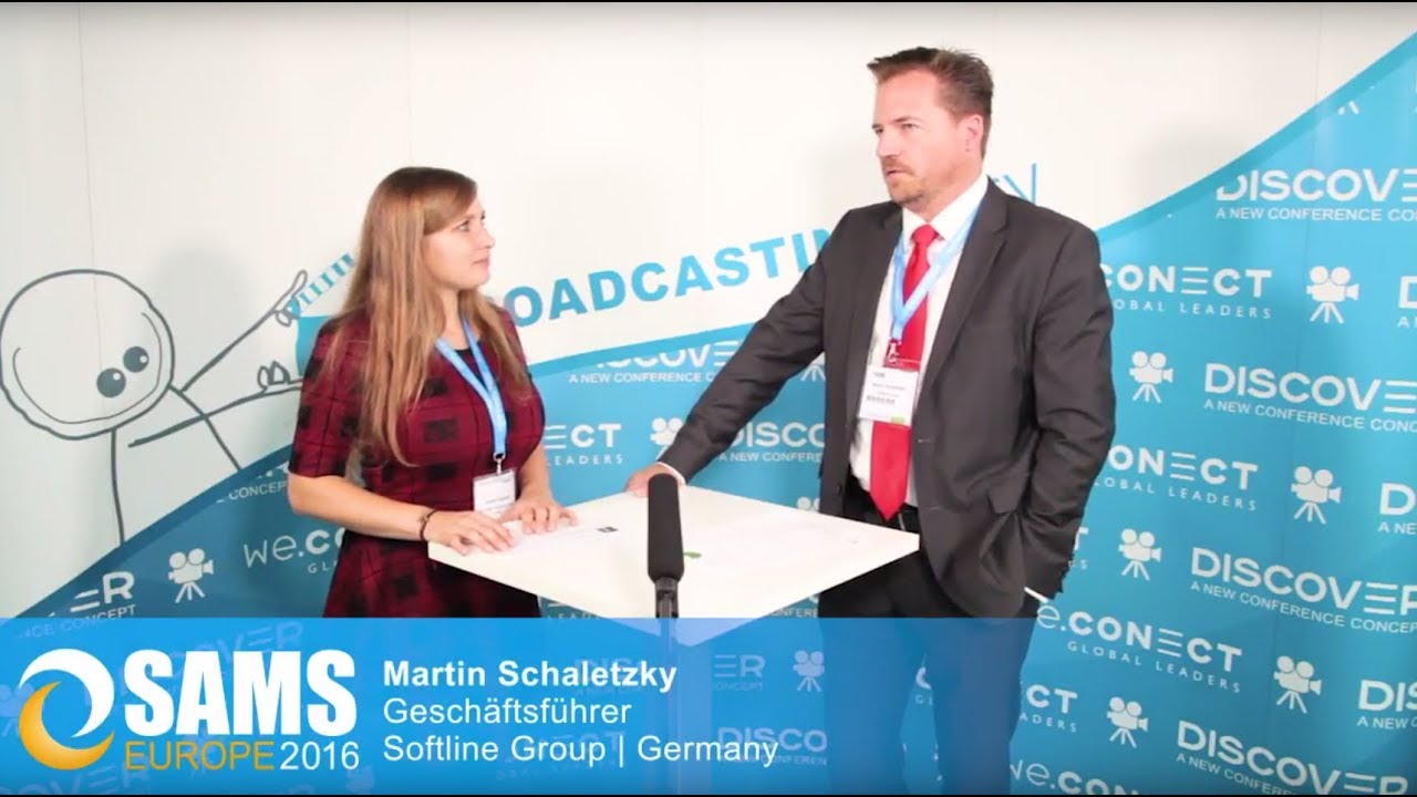 SAMS Europe 2016: Interview with Martin Schaletzky, Softline Group ...
