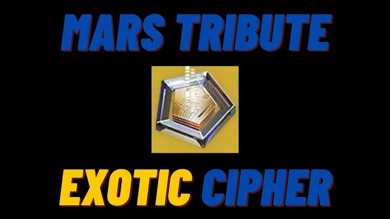 Destiny 2 Exotic Cipher Quest - YouTube