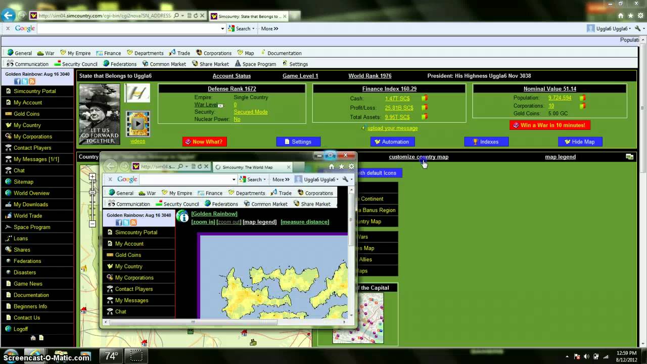 Uggla6-Simcountry Part 1 - YouTube