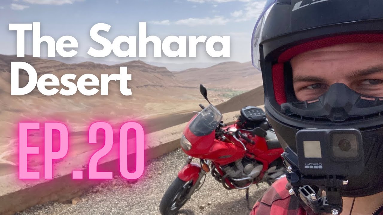 I Ride my Motorcycle to the Sahara / Trip to Morocco E.P.20 (Yamaha xj ...
