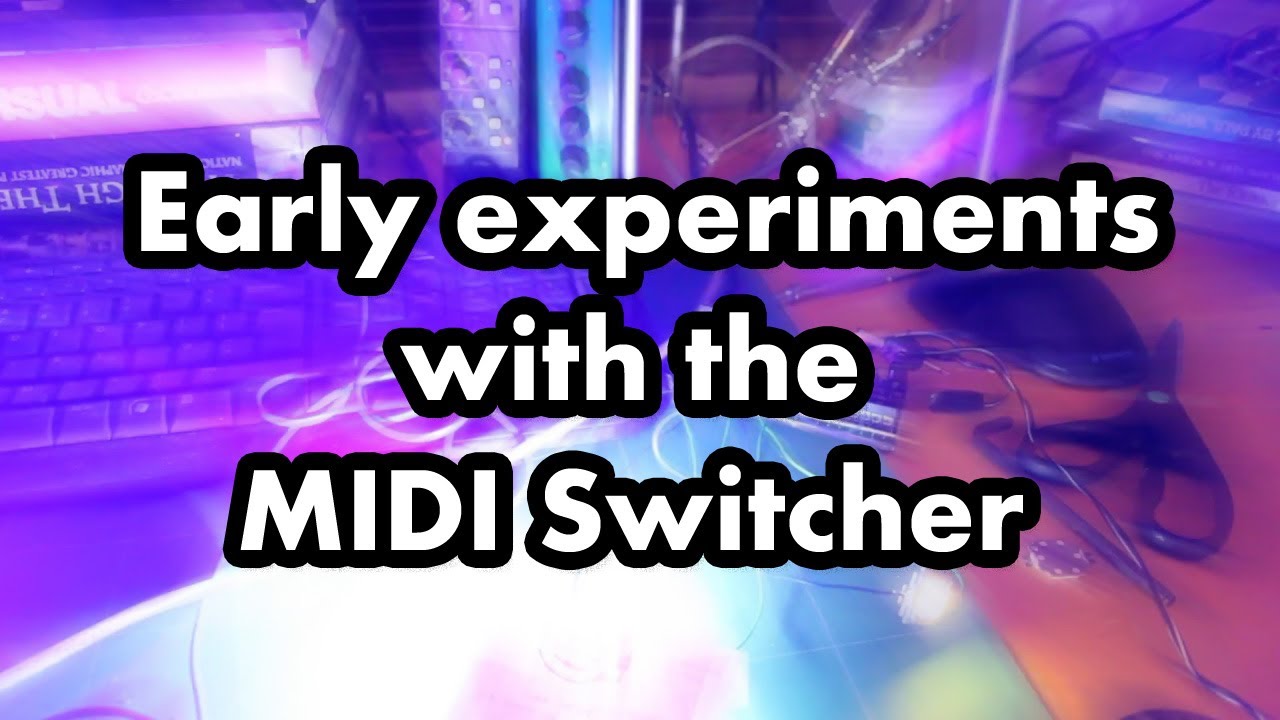Early experiments with the MIDI Switcher [Aphex Twin - Bucephalus ...
