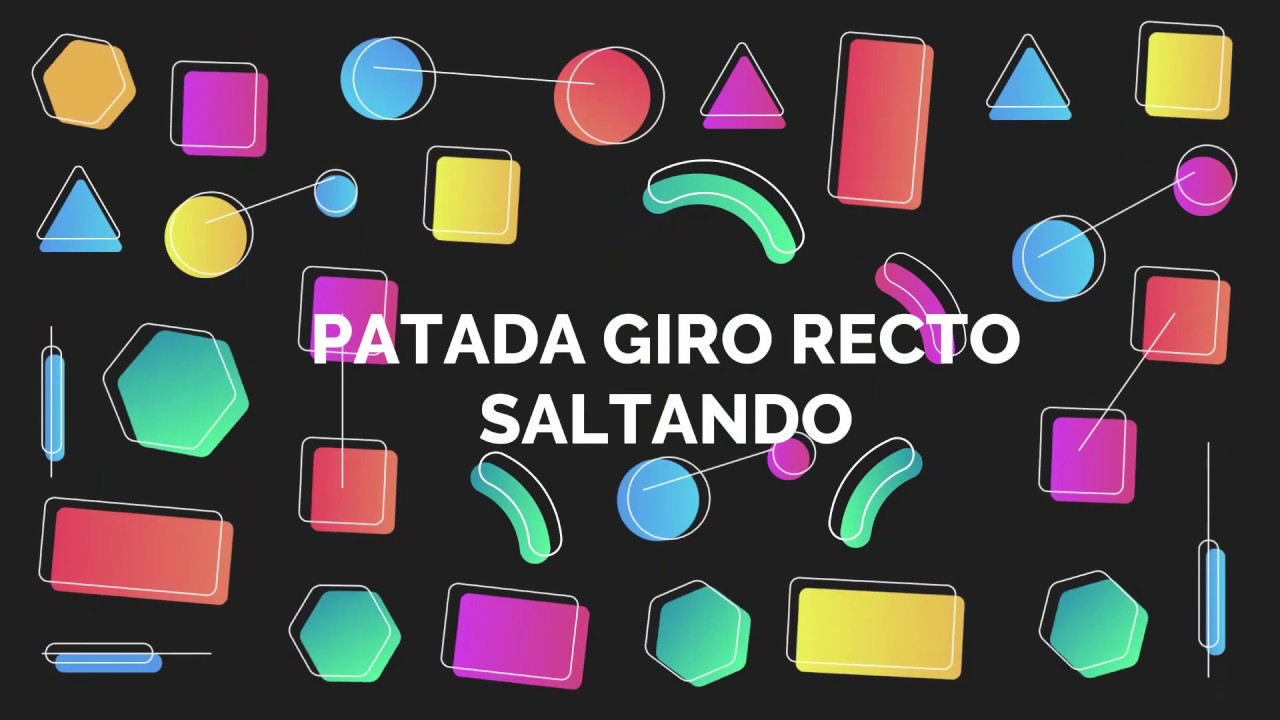 GIRO RECTO SALTANDO - YouTube