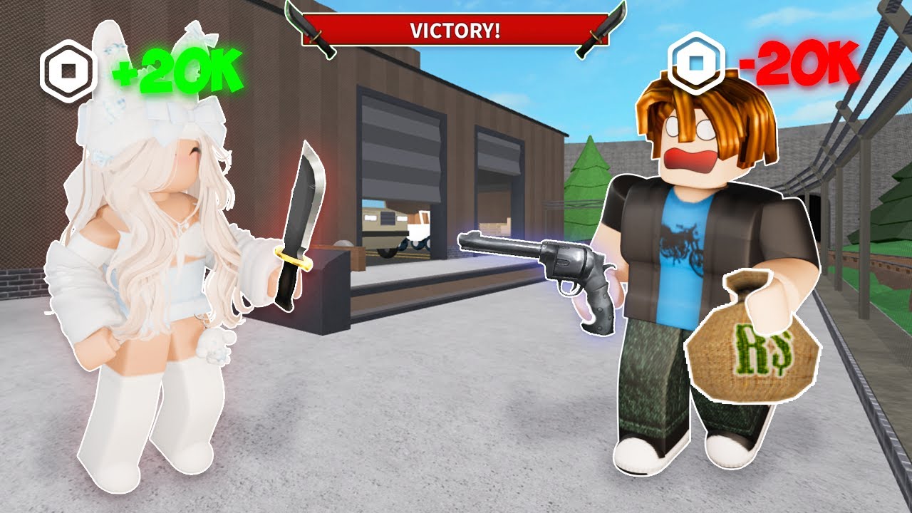 Playing MM2 with fans for ROBUX (148k DONATED) - YouTube