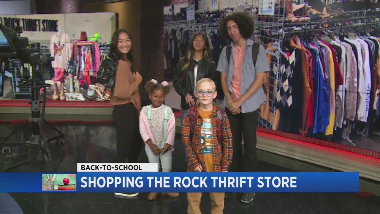 The Rock Thrift Store is Open for National Thrift Store Day - YouTube