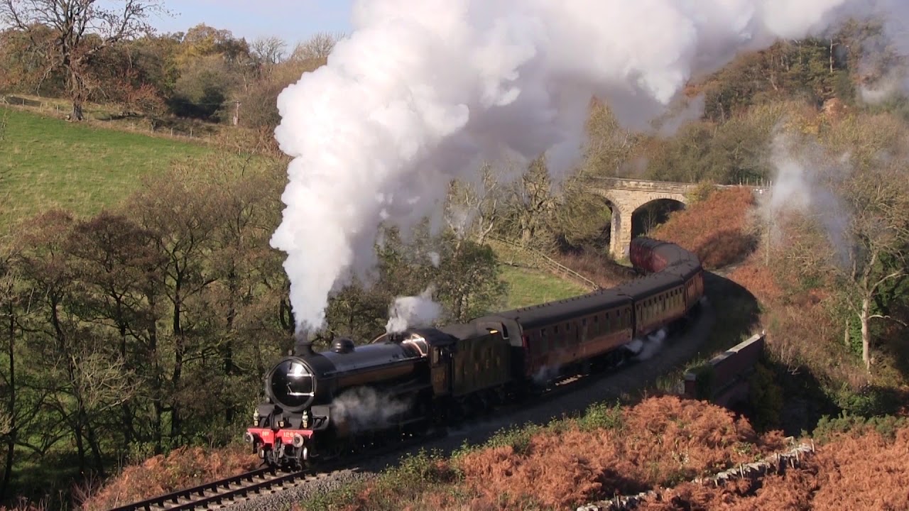 LNER Class B1 No.1264 southbound at Darnholm [NYMR 2018] - YouTube
