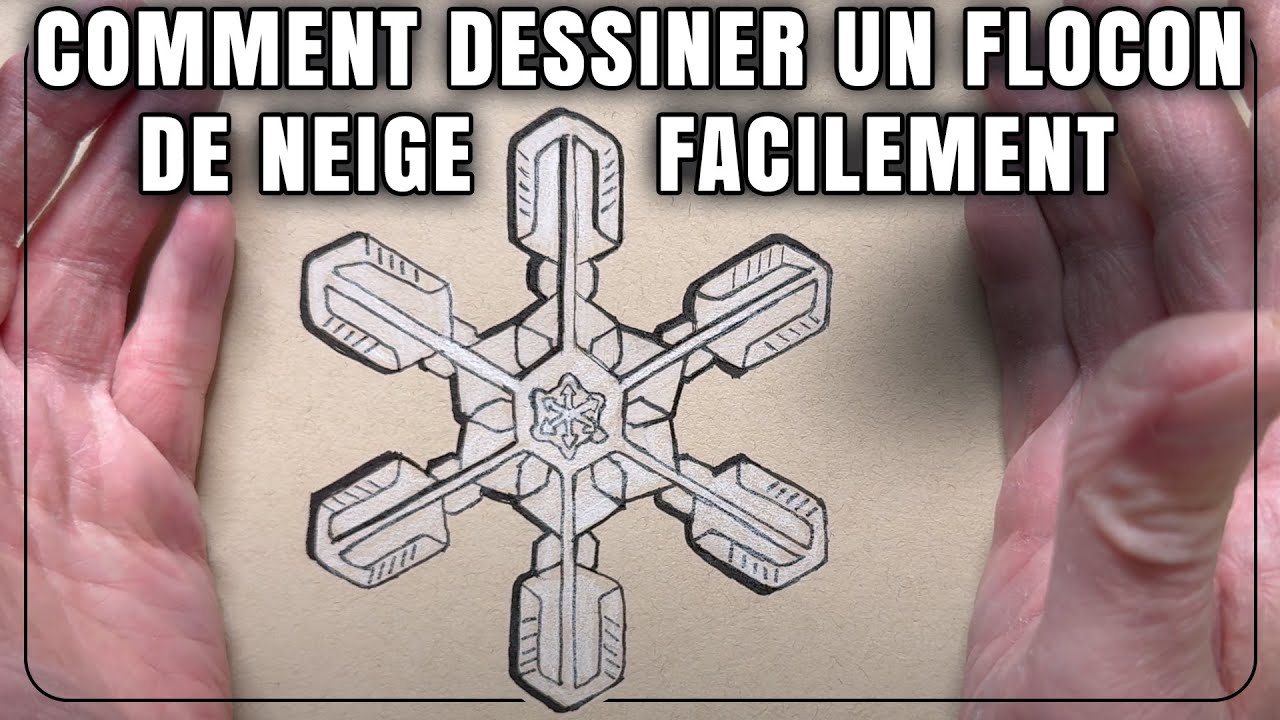 COMMENT DESSINER UN FLOCON DE NEIGE FACILEMENT À L'AIDE DE LA GÉOMÉTRIE ...