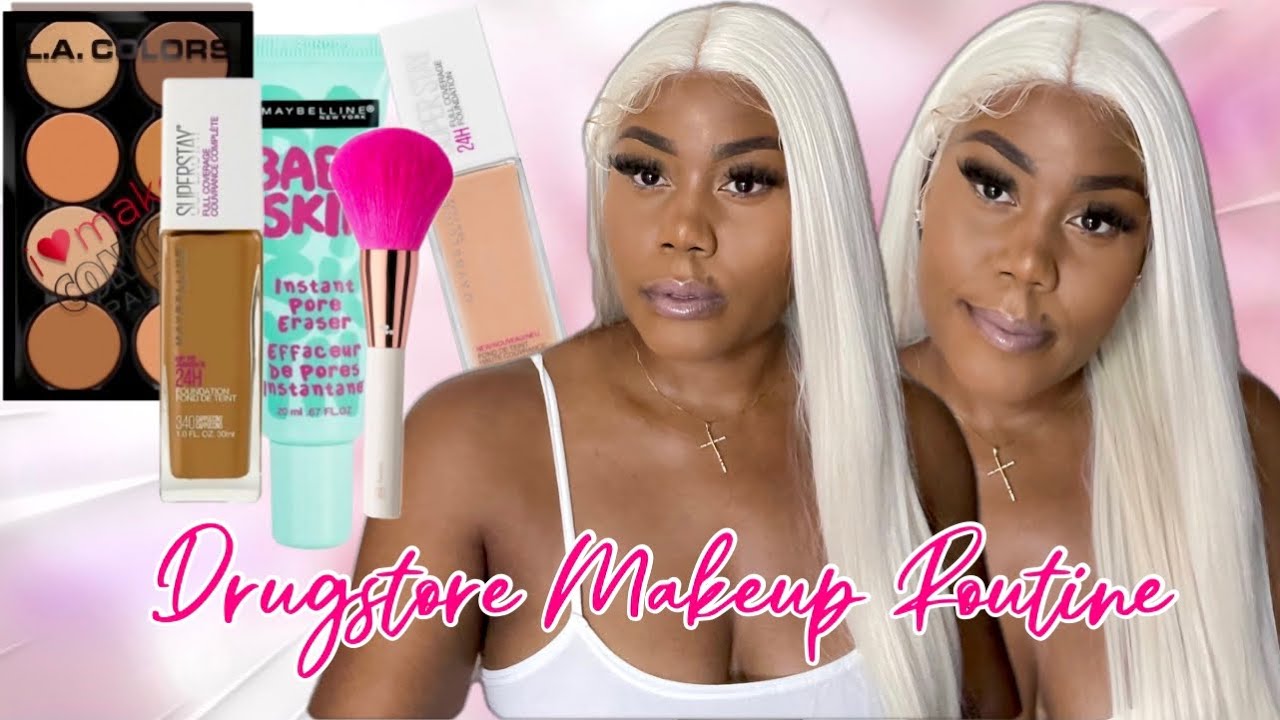 Full Face Of Affordable Drugstore Makeup Everyday Makeup Tutorial