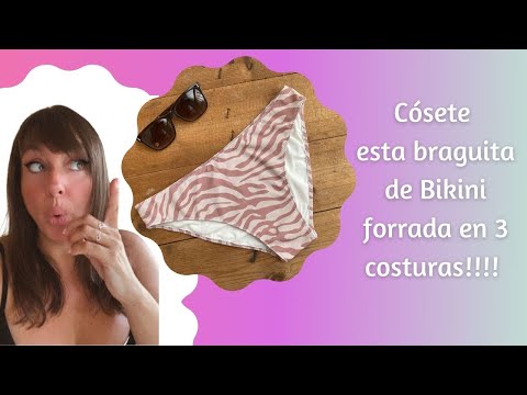 Braguita Bikini Rápida y Fácil DIY (tres costuras)