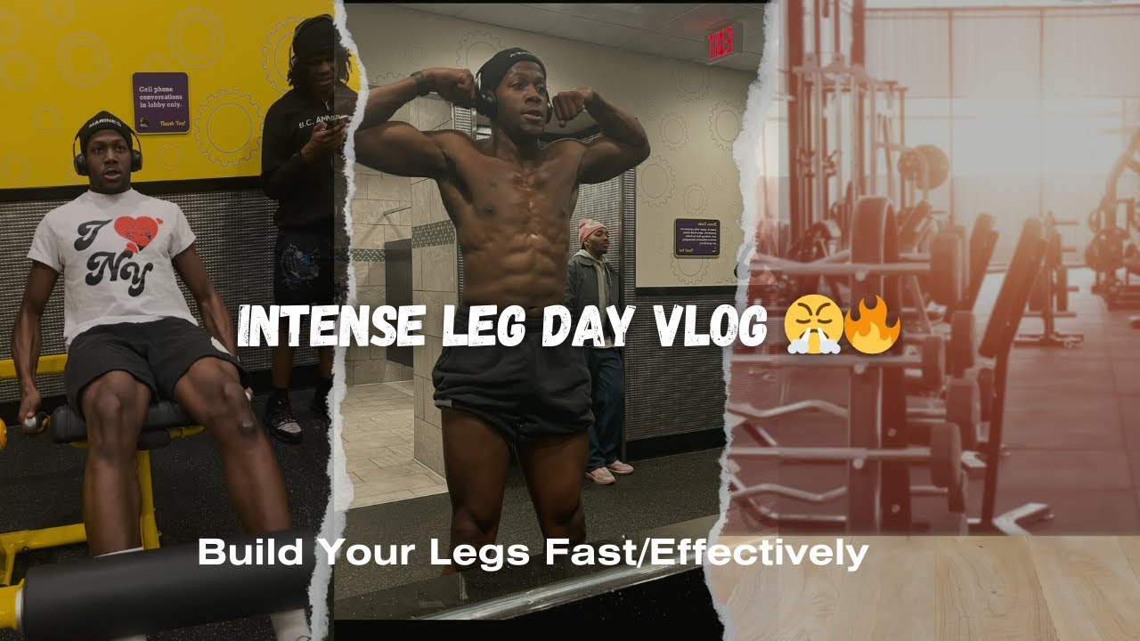 Leg Day Vlog: Conquering the Most Intense Leg Workout Ever - YouTube
