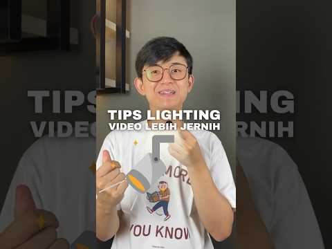 Cara Bikin Video Makin Jernih!🔥 #videotips #tipsvideo #videotipsandtricks #recording #lighting