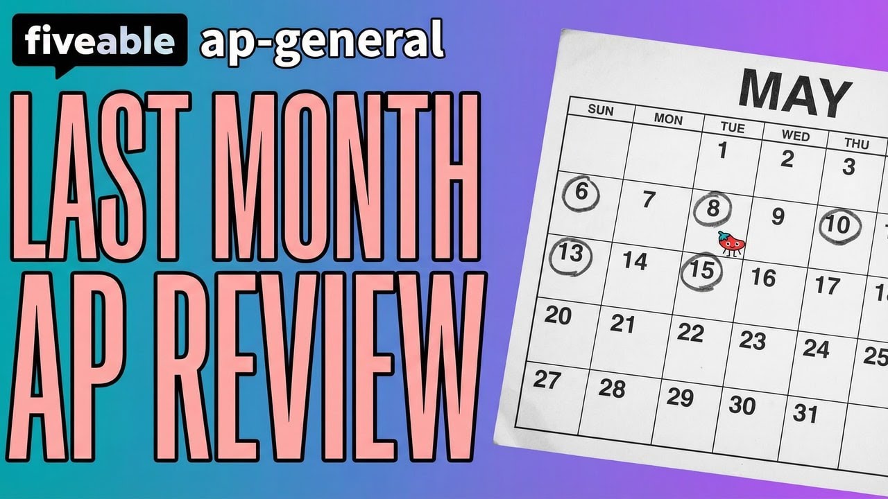 AP Exam Prep - Last Month Study Strategy & Schedule - YouTube