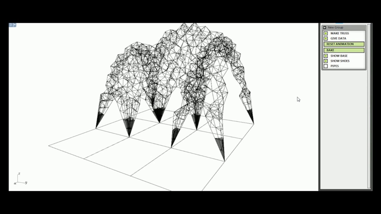 catenary truss - YouTube