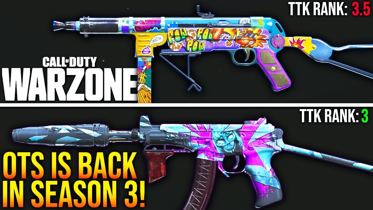 WARZONE: The OTS META Is BACK In Season 3! Top TTK OTS Build! (Warzone ...